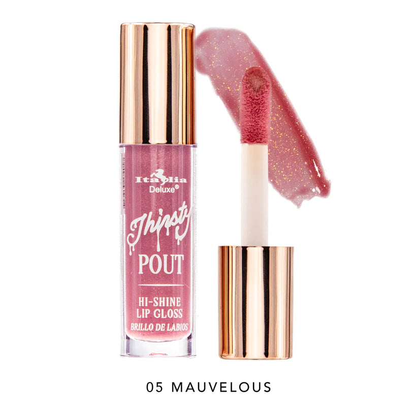 Italia Deluxe Thirsty Pout Hi-Shine Lip Gloss – Makeup Maravi